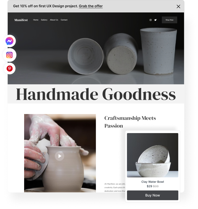 Create Your Online Store - Ecommerce Website Builder by Pixpa